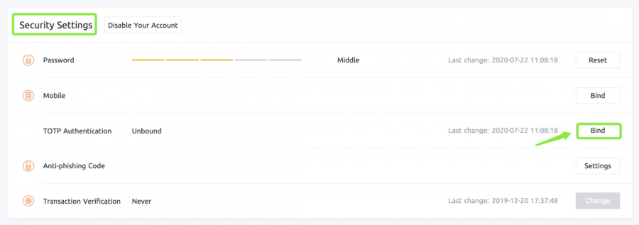 How to bind Google Authenticator in CoinEx - خوبو