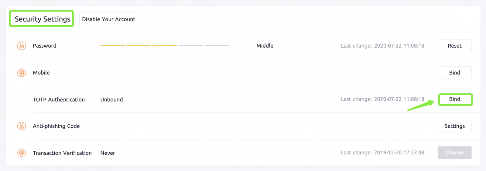 How to bind Google Authenticator in CoinEx - خوبو