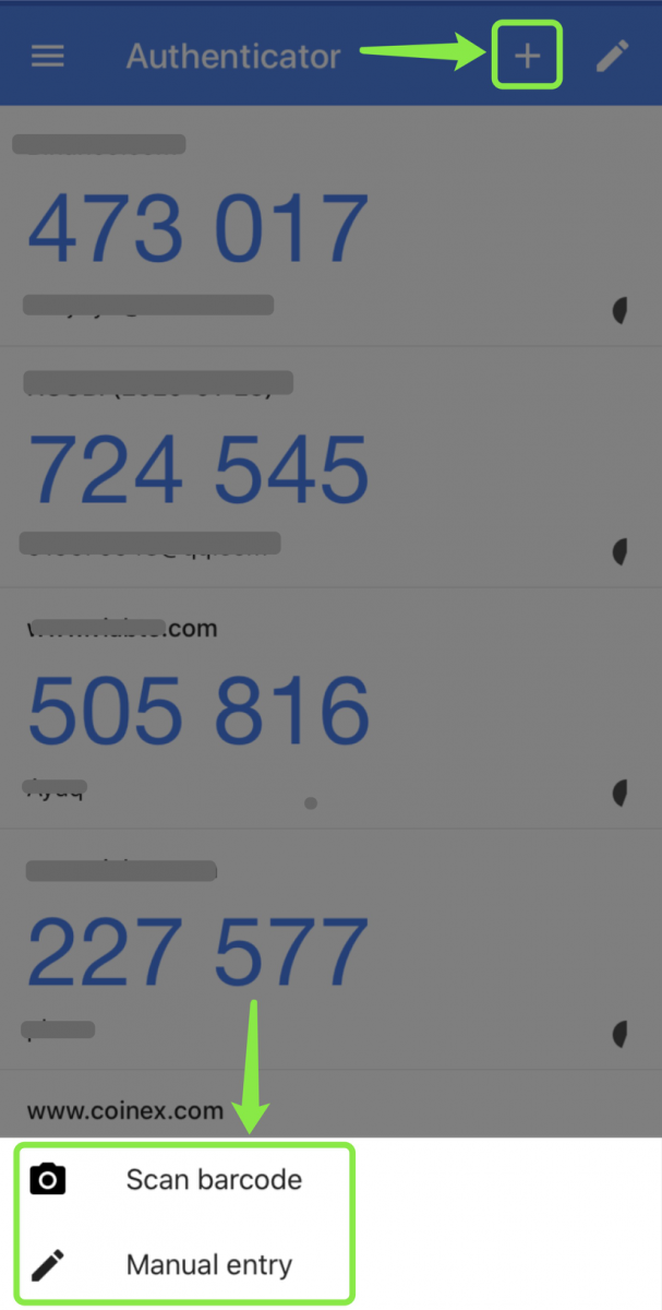 How to bind Google Authenticator in CoinEx - خوبو