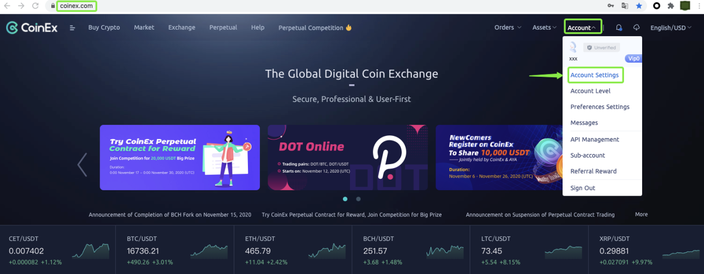 How to Check and Manage Login Status & Sign-in History in CoinEx - خوبو