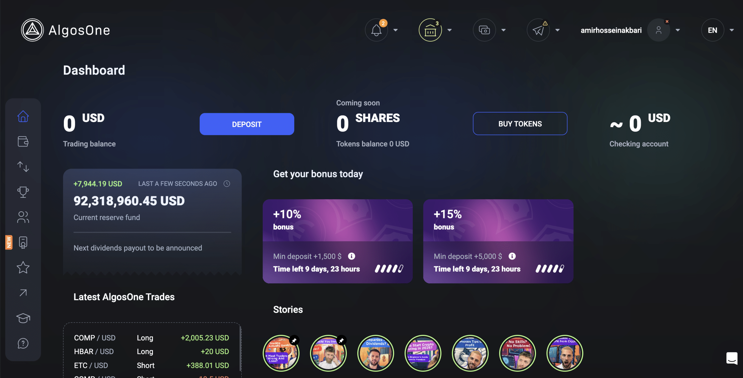 معرفی سایت ترید آلگوزوان Algosone؛ ترید خودکار ارزهای دیجیتال - خوبو